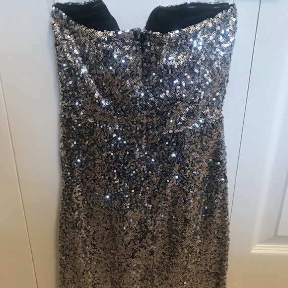 Windsor | Dresses | Short Silver Sequin Dressbrand New With Tags Xs ...